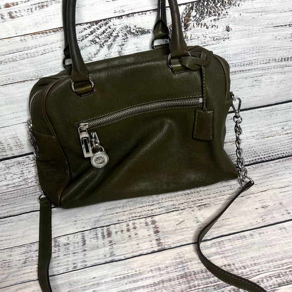 Michael Kors | Bags | Michael Kors Mk Lock Key Leather Crossbody ...